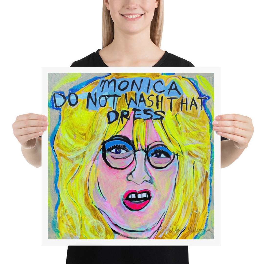 Linda Tripp Art Print by Wayne Hollowell - Monica Lewinsky, Bill ...