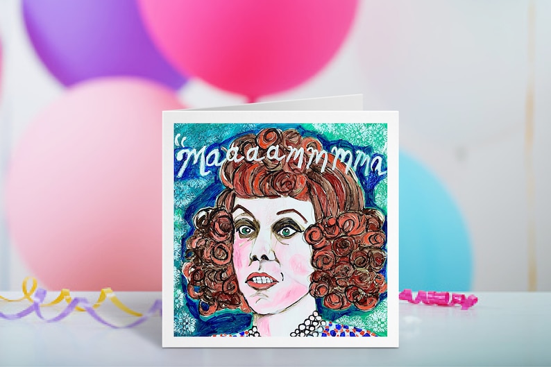 Eunice Higgins Birthday Card Mama's Family Carol Burnett Show Thelma ...