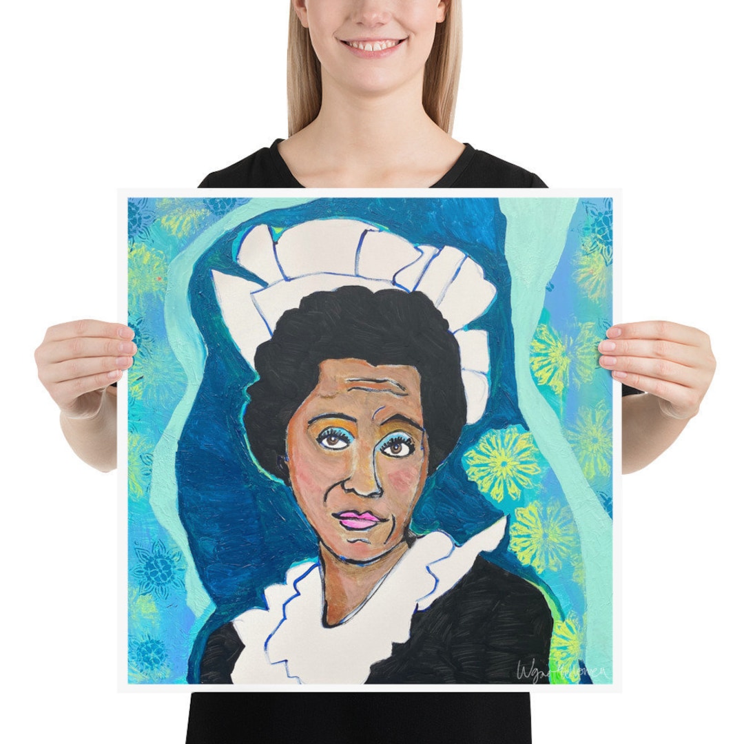 Florence Johnston Art Print Marla Gibbs the Jeffersons Weezy George ...