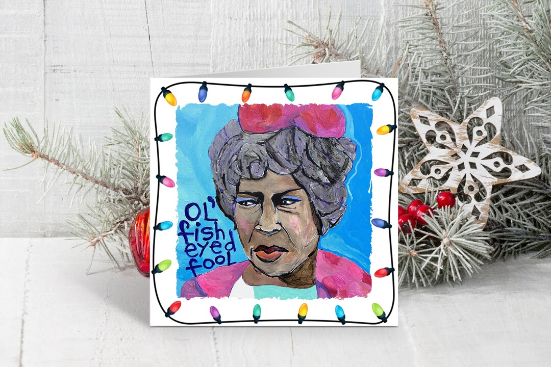 Aunt Esther Christmas Cards Set of 10 Lawanda Page Fish Eyed Fool ...