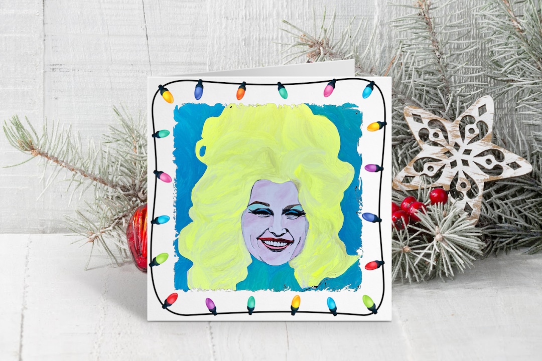 Dolly Christmas Cards Set of 10 Country Western Music Legend Tennessee ...
