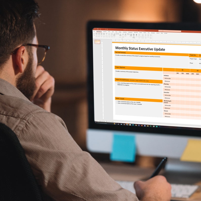 Project Timeline | Business Plan | Monthly Project Status Executive ...