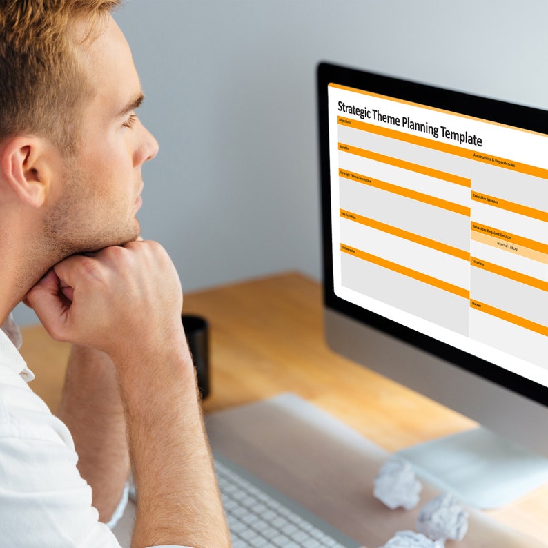 Strategic Theme Planning Template: Business & Project Plan (printable ...