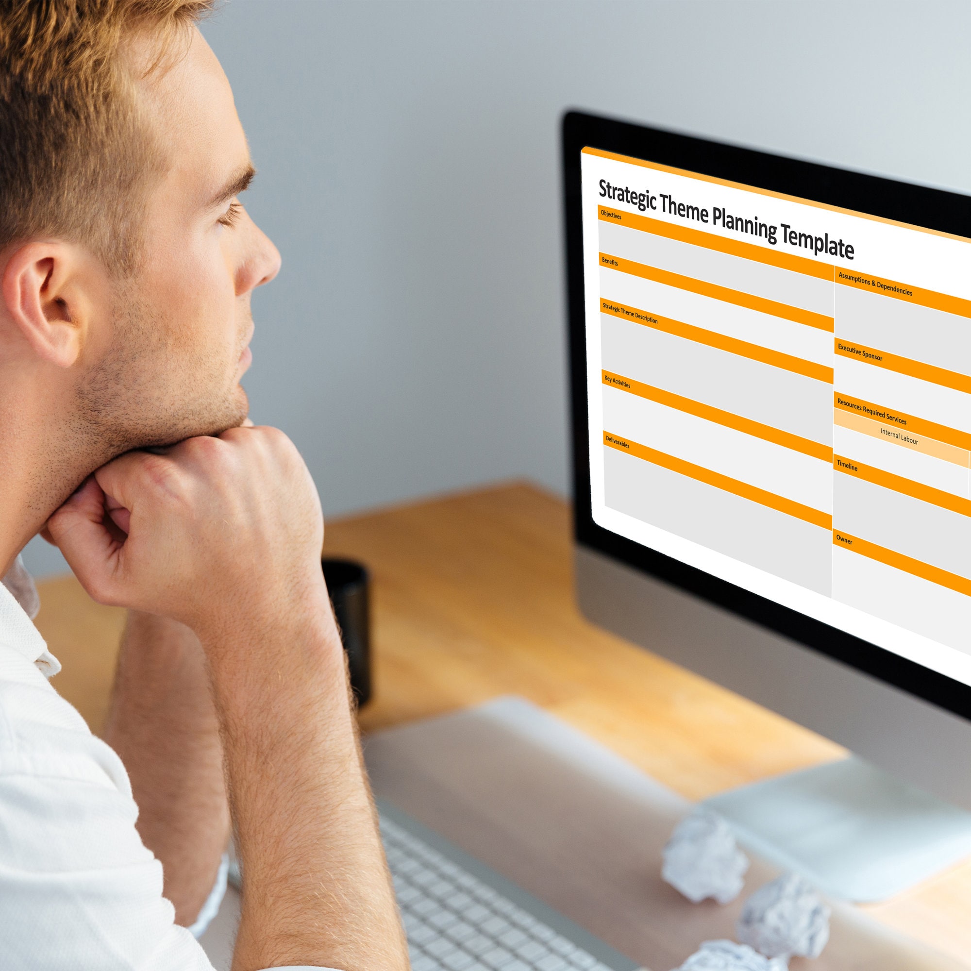 Strategic Theme Planning Template | Business Plan | Project Management ...