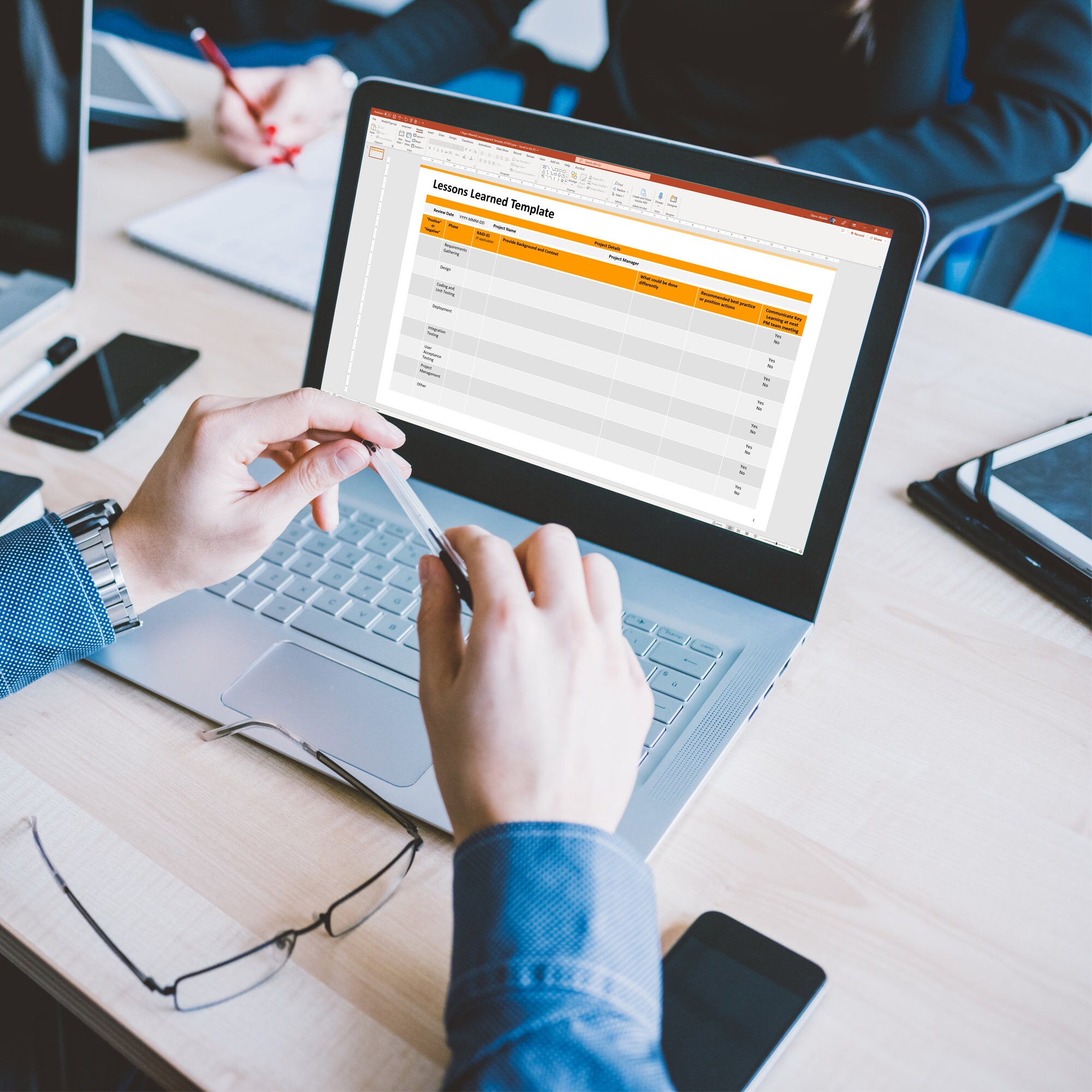 Lessons Learned Template | Project Management | Project Manager ...