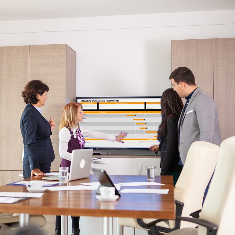 1-year Project Initiative Template | 1-pager | Project Management ...