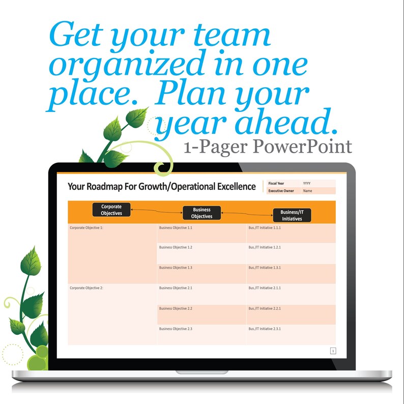 Business Roadmap Objectives Alignment Template | Action Plan ...