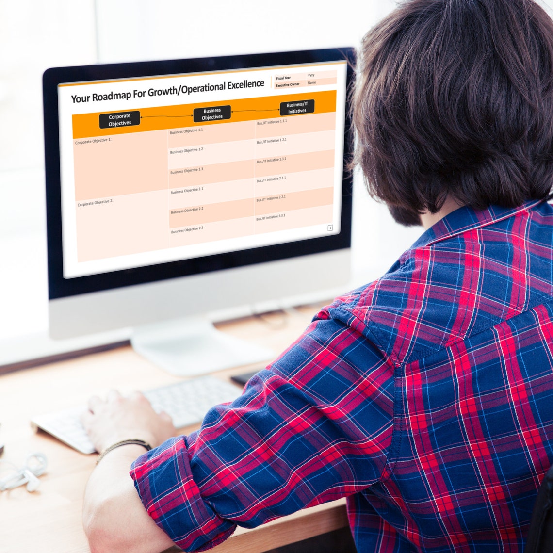 Business Roadmap Objectives Alignment Template | Action Plan ...