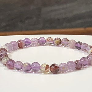 Stunning Super Seven Crystal Bracelet - Stretch Bracelet, Grade A+ ...