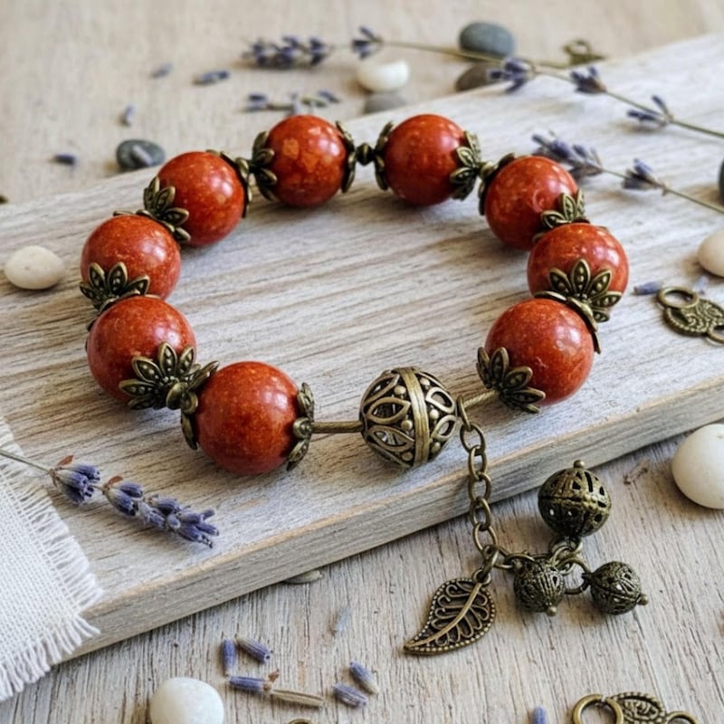Large Red Coral Fossil - Etsy