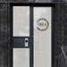 Large Frosted Etch Vinyl Circle of Rings With House Number or Name ...