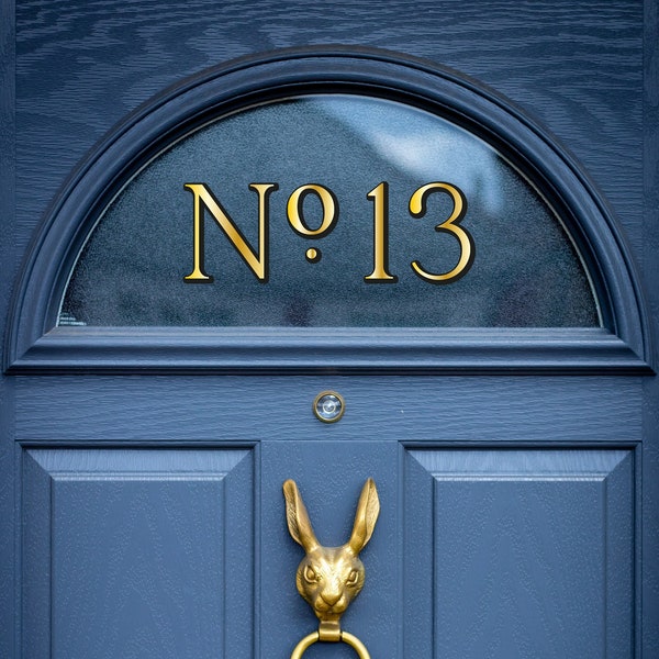 Gold Numbers Decals - Etsy UK