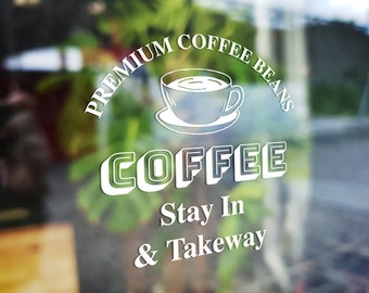 Custom Coffee Shop Vinyl Sign / Logo & Design for Coffee Shop ...