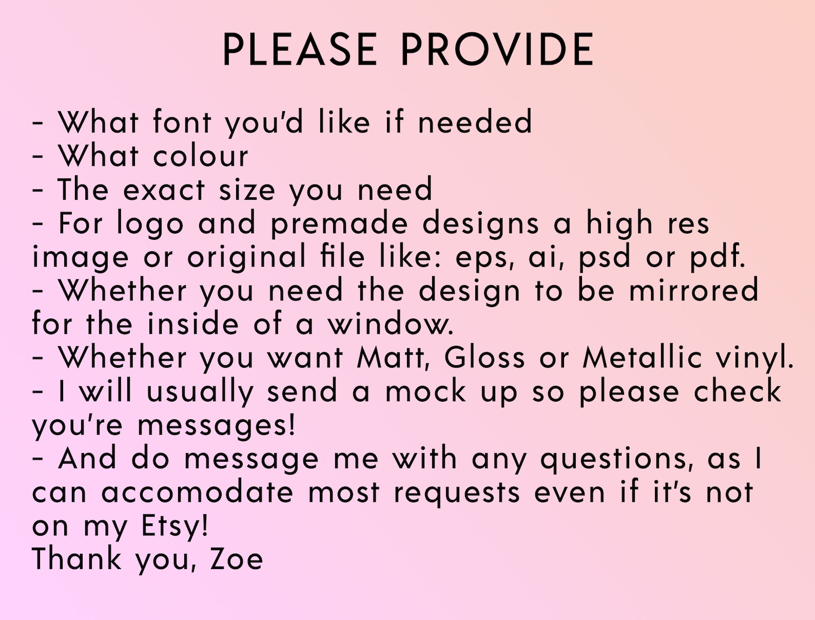 Large Custom Vinyl Window Decal Stickers Any Logo & Design - Etsy