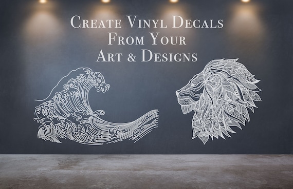 Custom Art & Design Stickers Complex Personalised Vinyl | Etsy