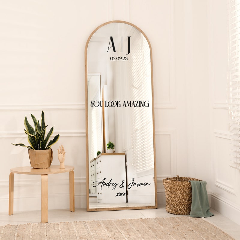 Mirror Decal Wedding - Etsy