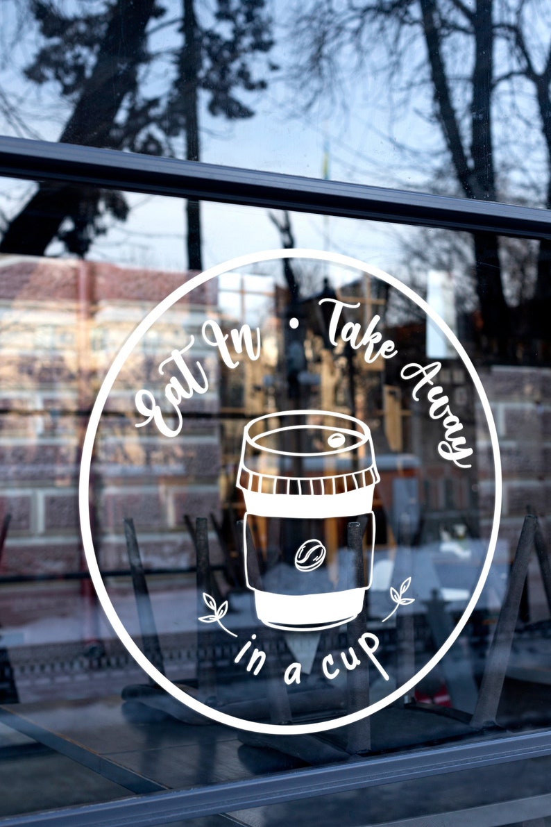 Custom Coffee Shop Vinyl Sign / Logo & Design for Coffee Shop ...