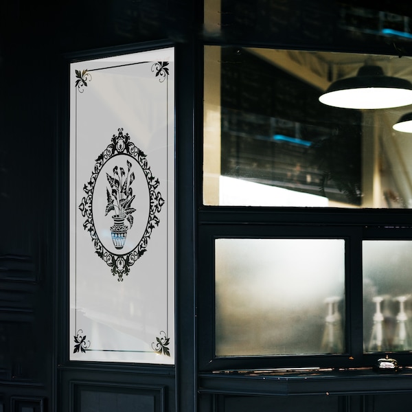 Victorian Decals for Glass - Etsy