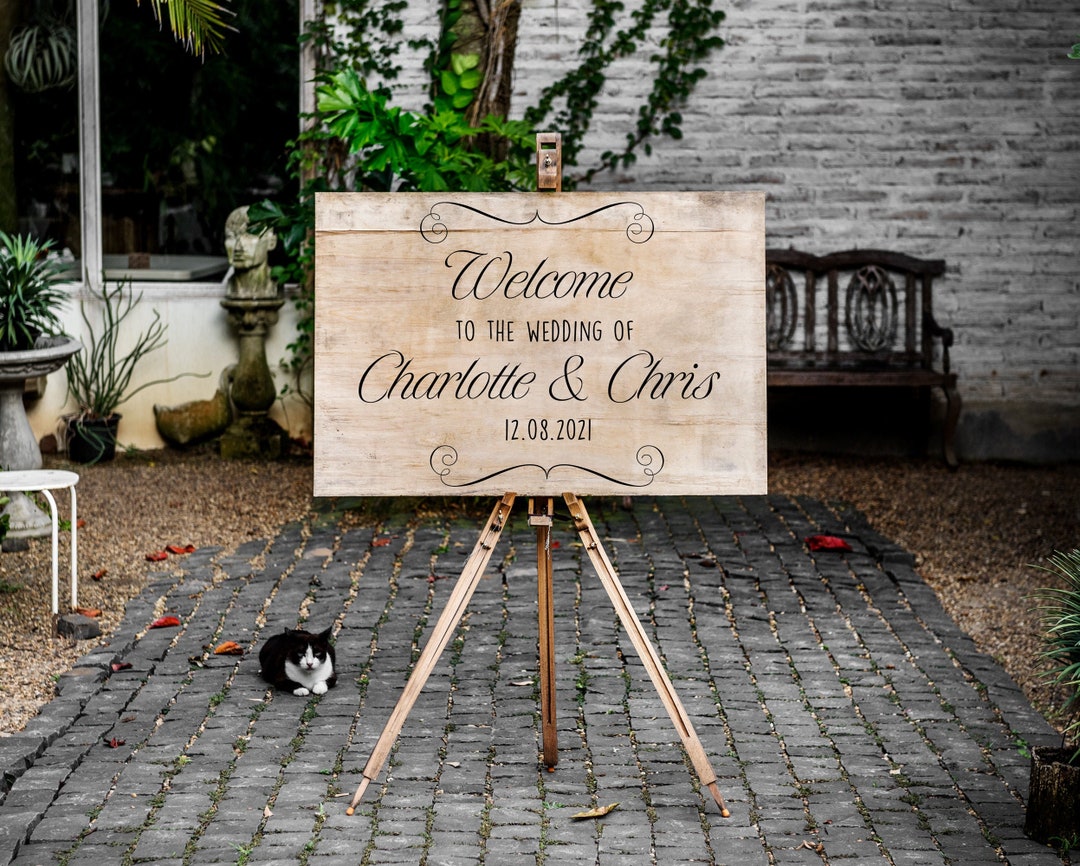 Custom Wedding Vinyl Lettering Design & Logo, Personalised Sticker ...