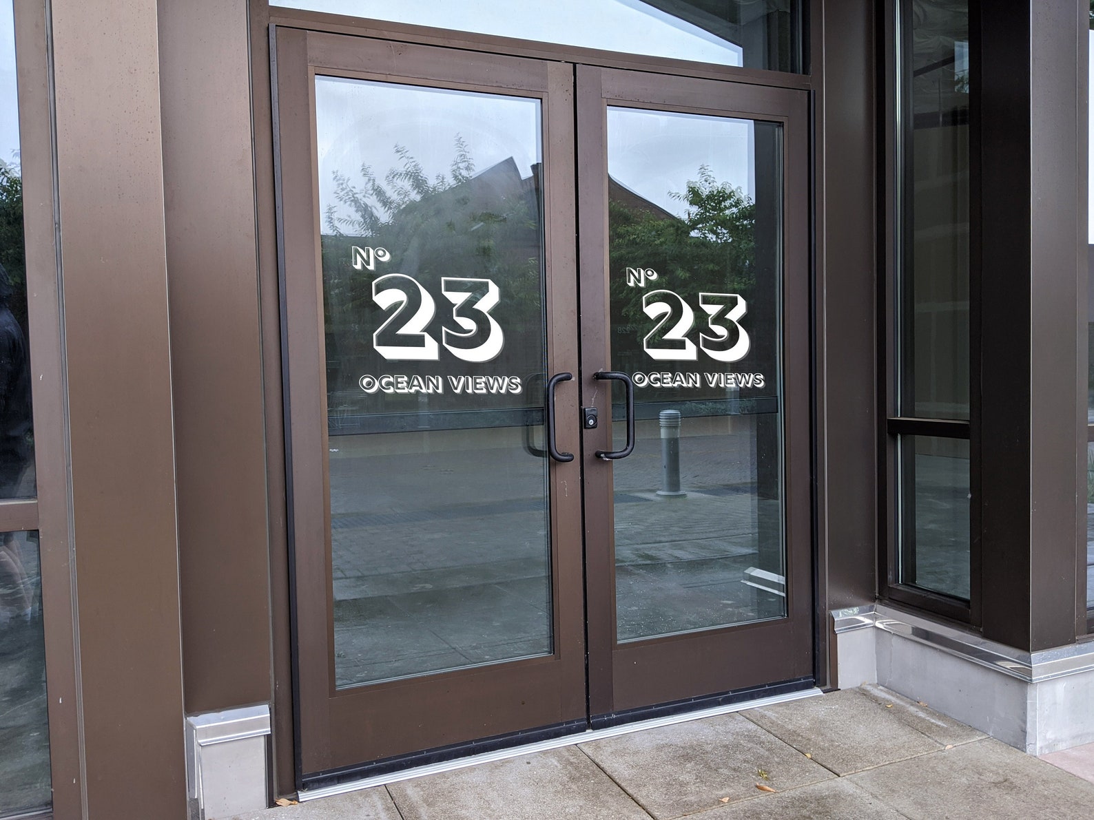 House Door Number or Name Vinyl Sticker Decal Lettering for Windows ...