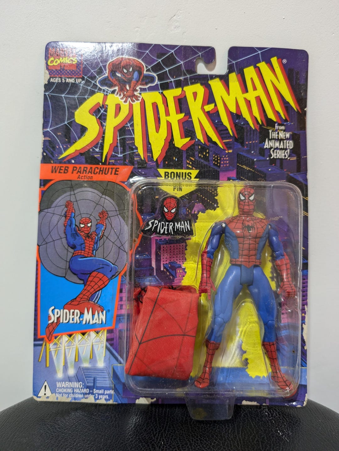 Spiderman Web Parachute Action From the New Animated Series Figure. - Etsy