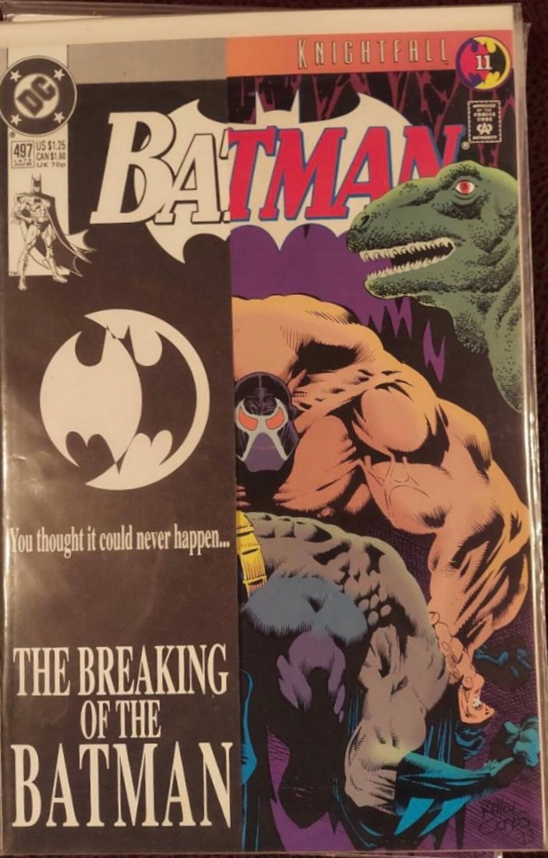 Batman the Breaking of the Batman 497 DC Comics ORIGINAL - Etsy