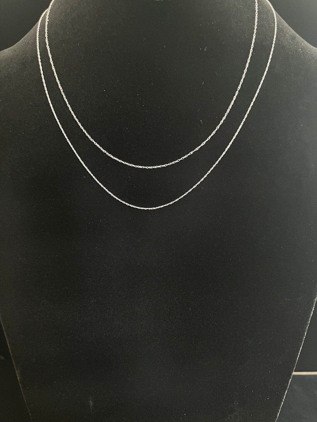 Real 10K Rope Chain, Machine Rope Chain in White Yellow Gold 10kt ...