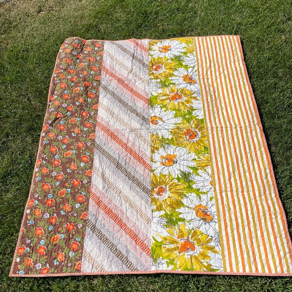 Repurposed Quilt - Etsy