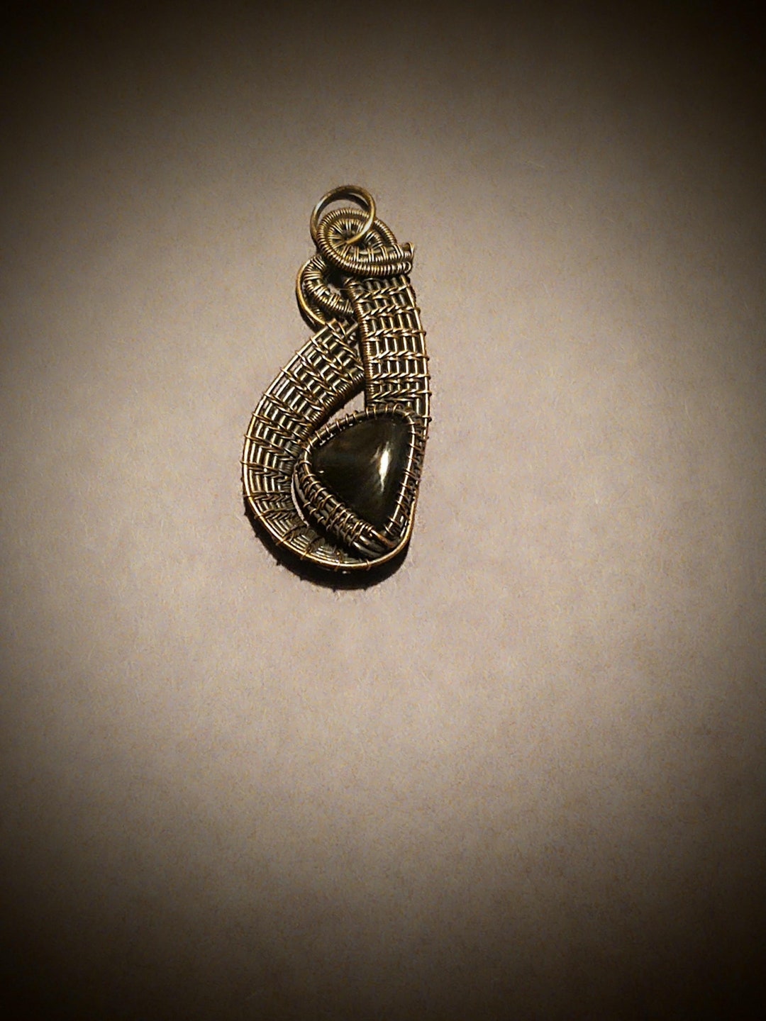 Copper Wire Weave With Black Onyx Stone - Etsy