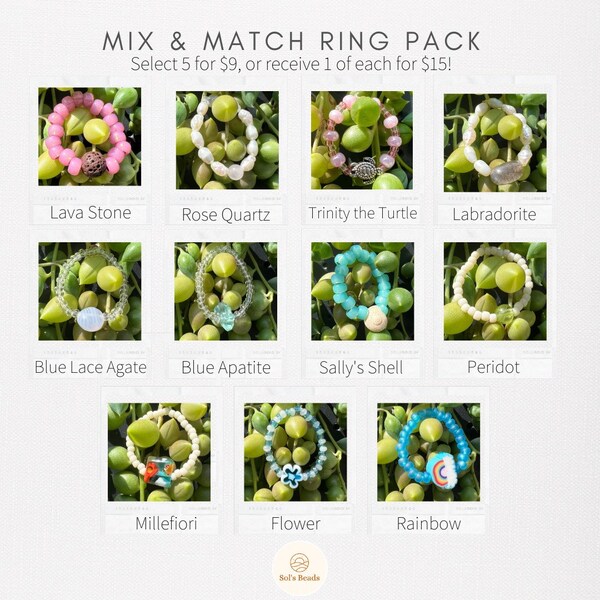 Mix and Match Ring - Etsy