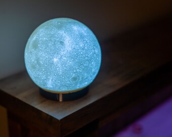 3d Moon Lamp - Etsy