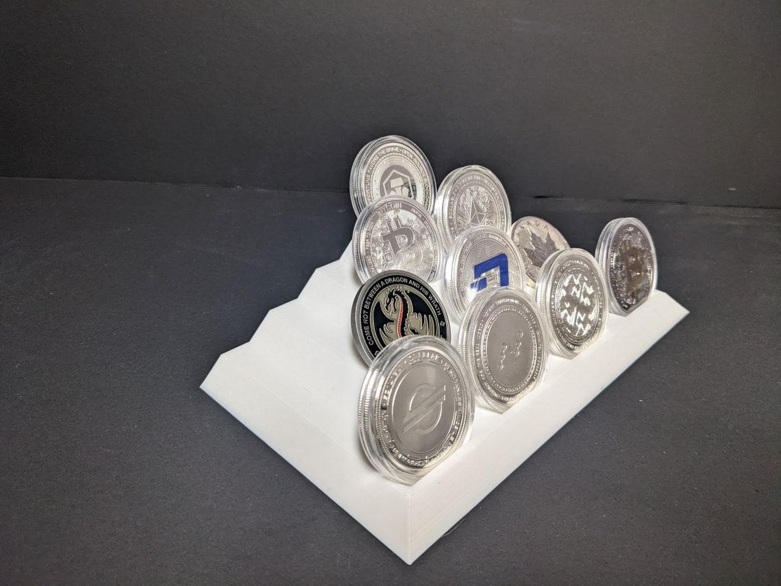 3D Printed Challenge Coin Holder | Etsy
