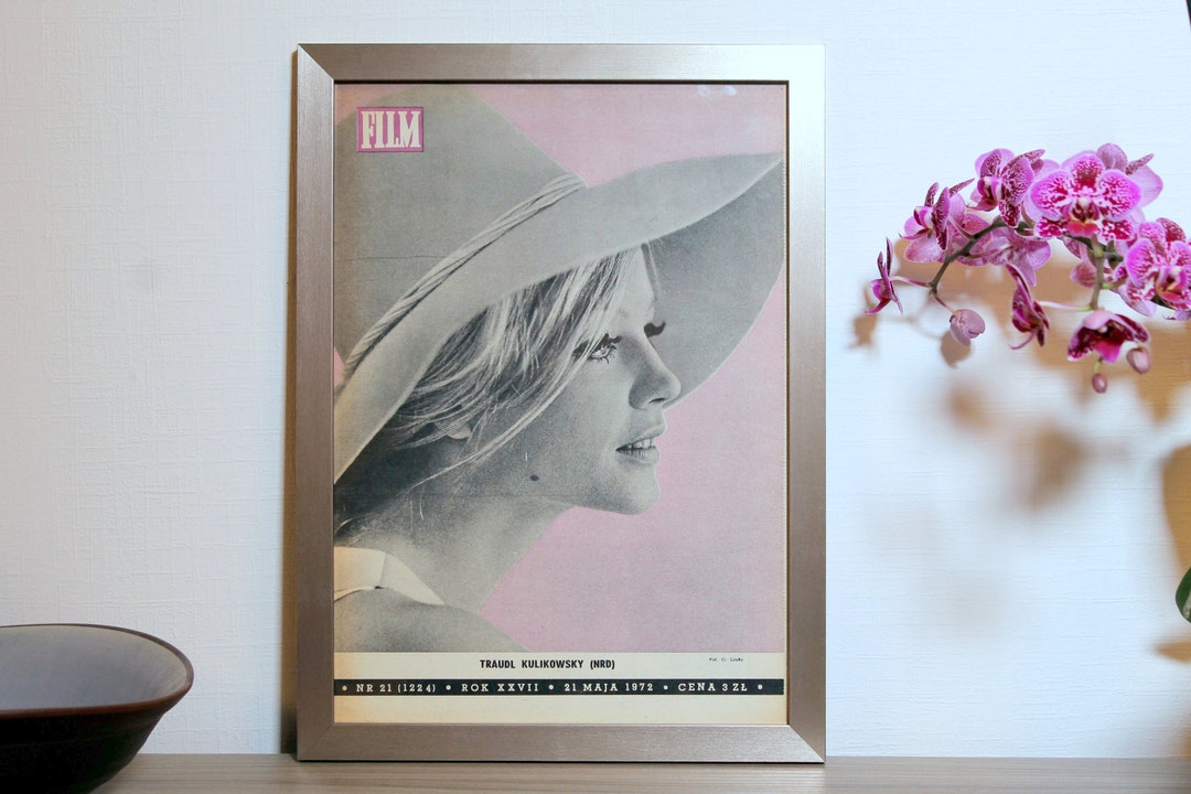 Framed Original FILM Magazine May 1972 Featuring Traudl Kulikowsky - Etsy