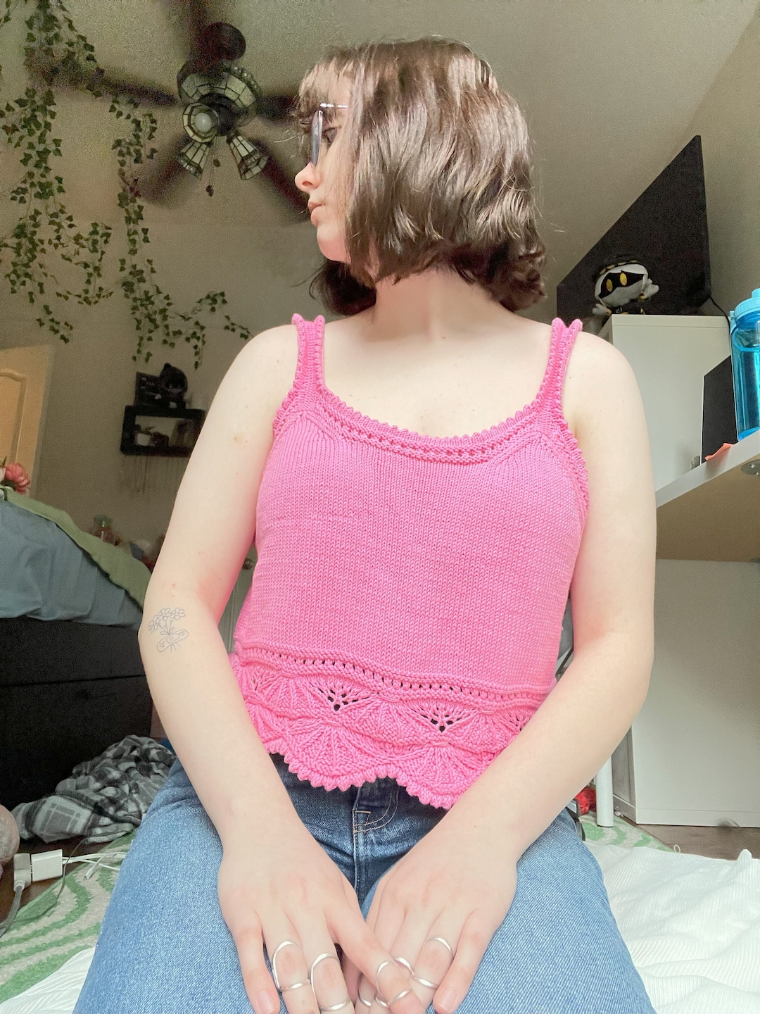 The Cartwheel Camisole Knitting Pattern - Etsy