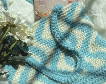 Wavy Psychedelic Tote Bag Crochet Pattern - Etsy