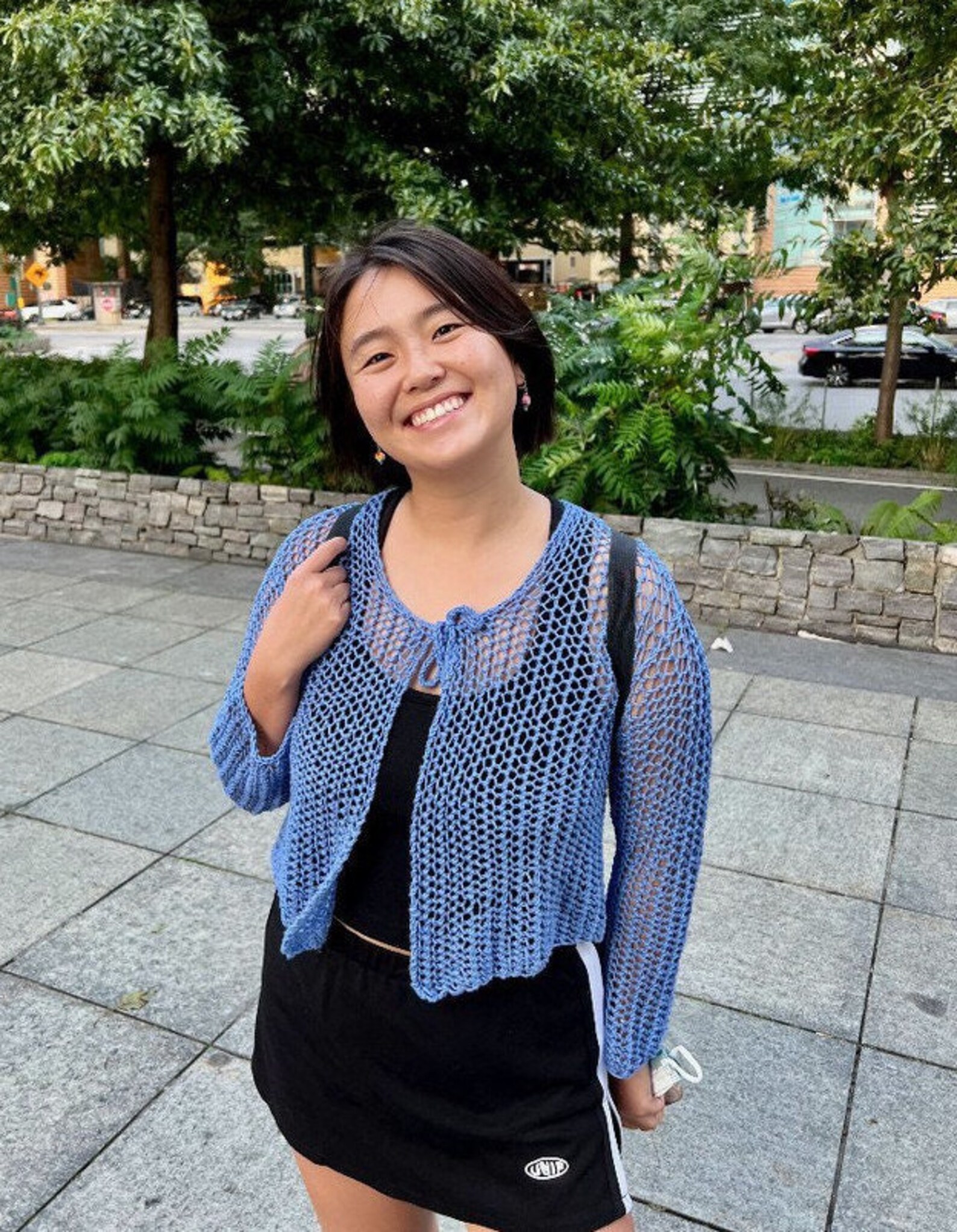 The Mini Mesh Cardigan Knitting Pattern - Etsy