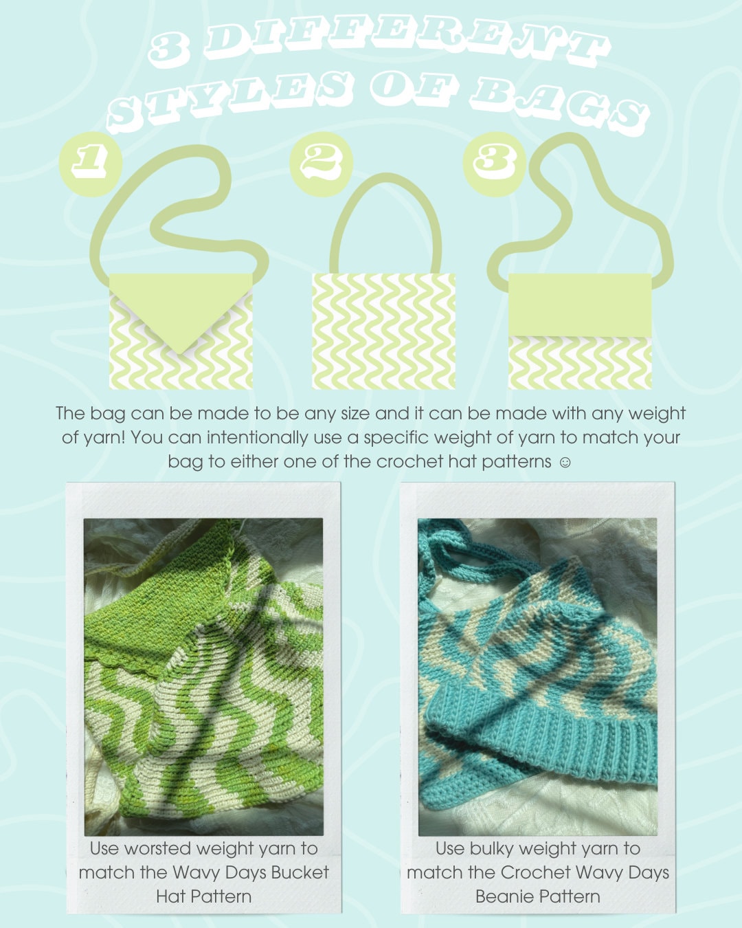 Wavy Days Tote Crochet Pattern - Etsy