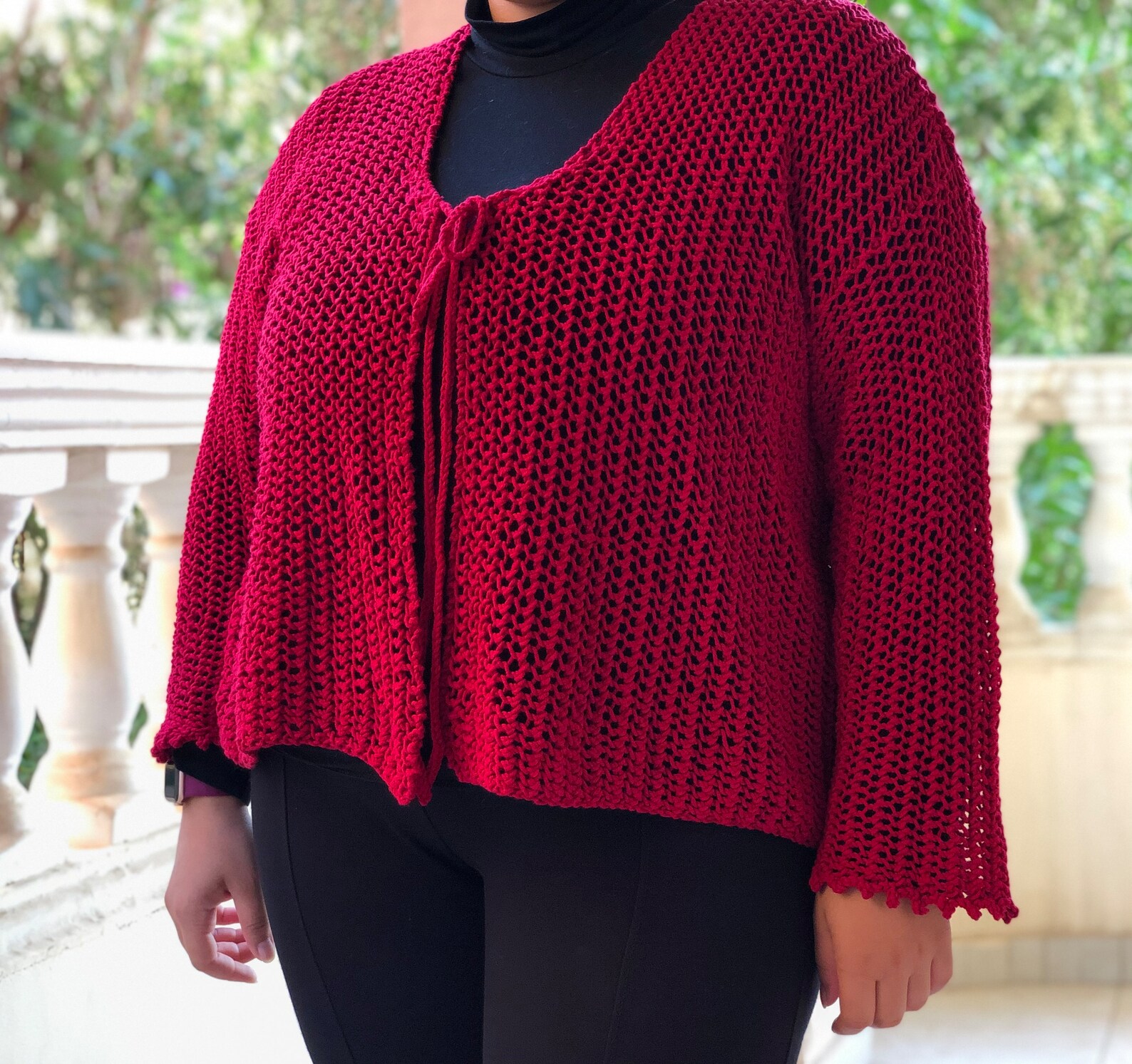 The Mini Mesh Cardigan Knitting Pattern - Etsy