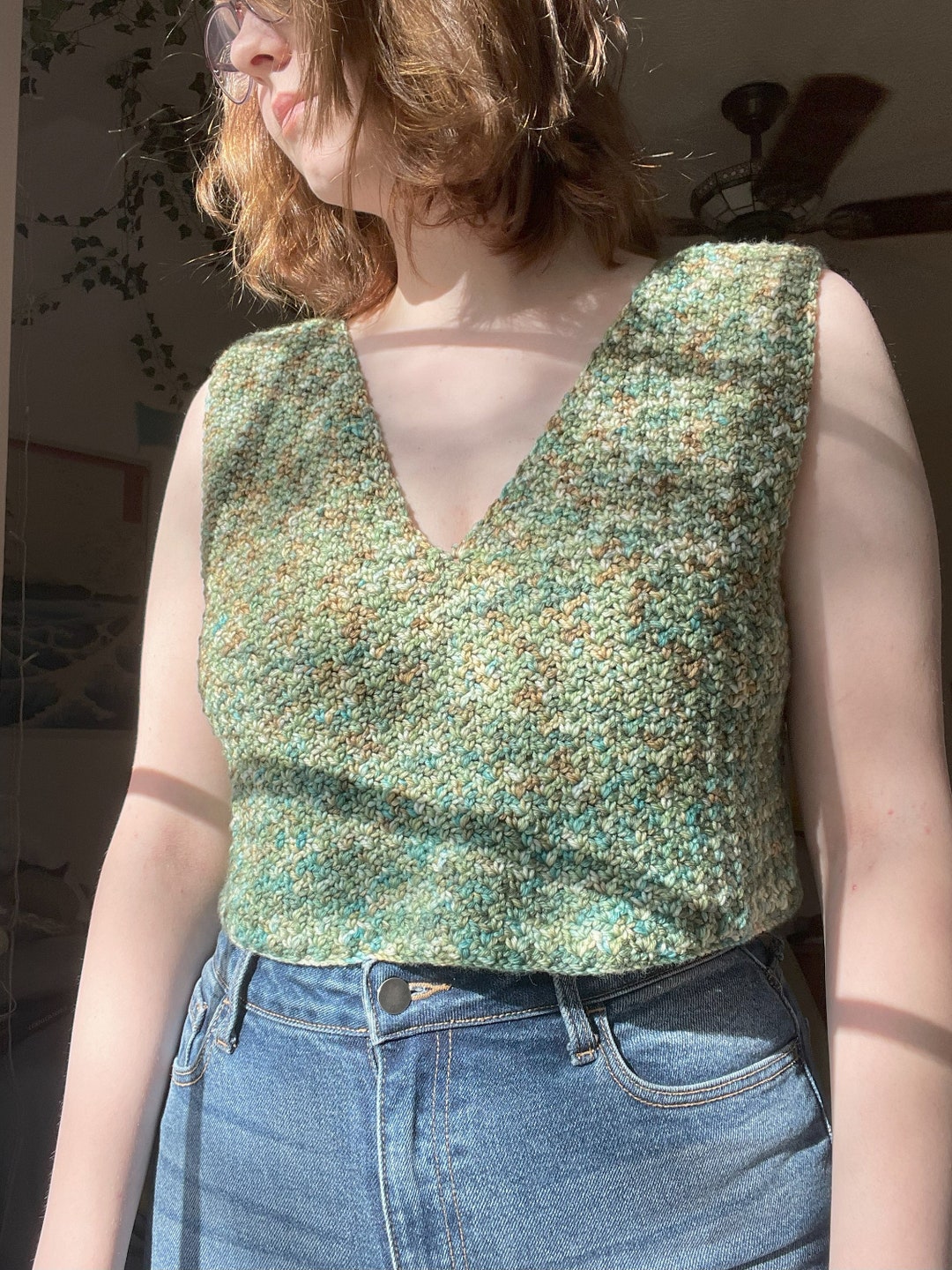 The Cyprus Tank Top Crochet Pattern - Etsy