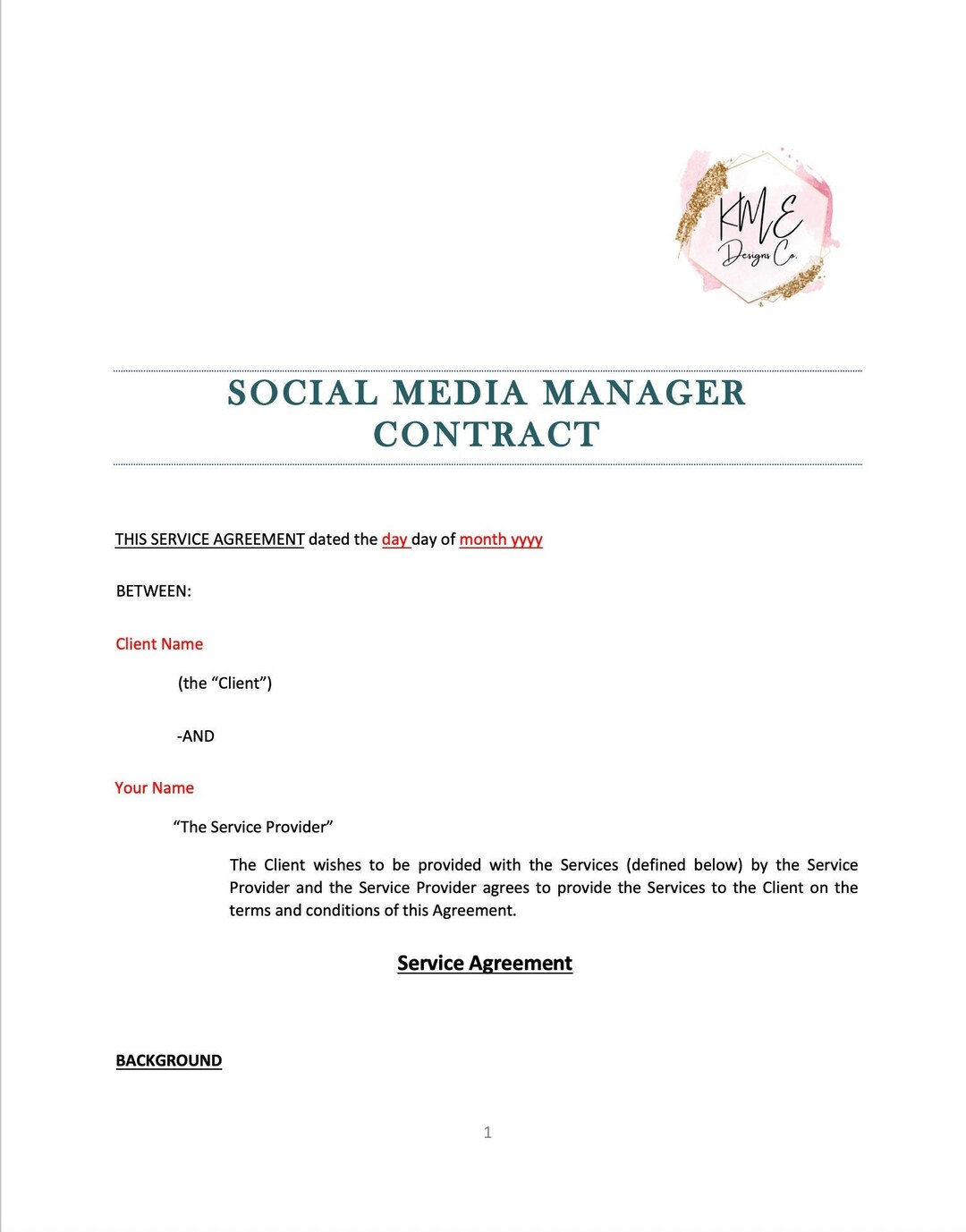 Contrato de Social Media Manager, Social Media Manager, Social Media Marketer, Social Media ...