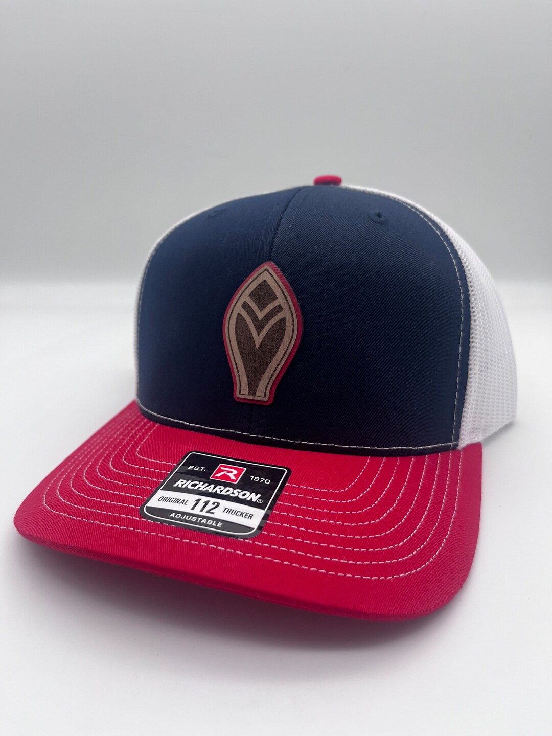 Braves Feather Wooden Patch Hat - Etsy