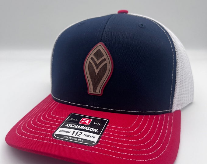 Braves Feather Wooden Patch Hat - Etsy