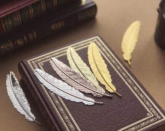 Feather Bookmark | Etsy