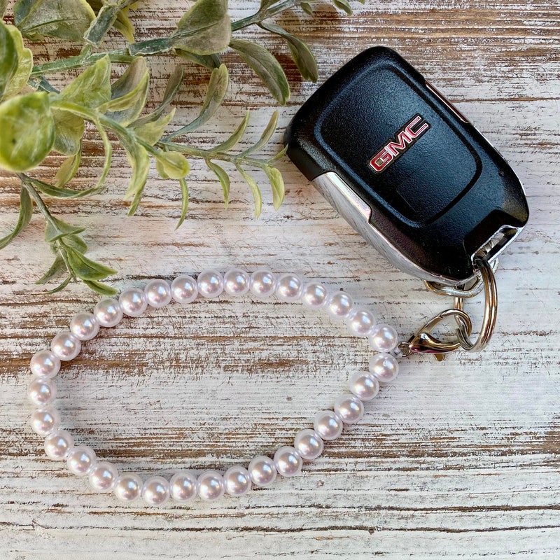 Car Key Wristlet Pearl - Etsy