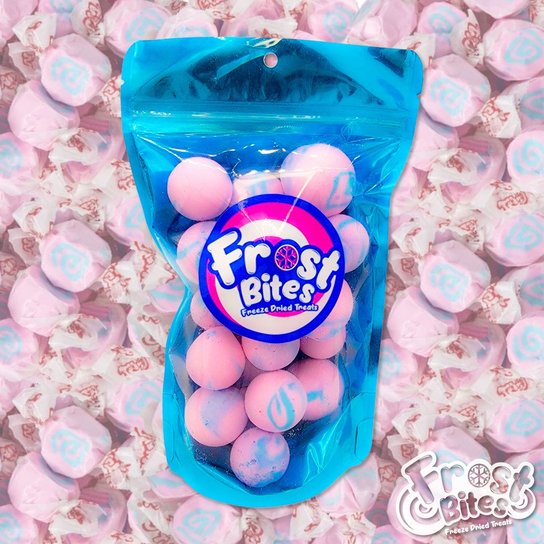 Freeze Dried Salt Water Taffy Puffs *cotton Candy Flavor* - Etsy