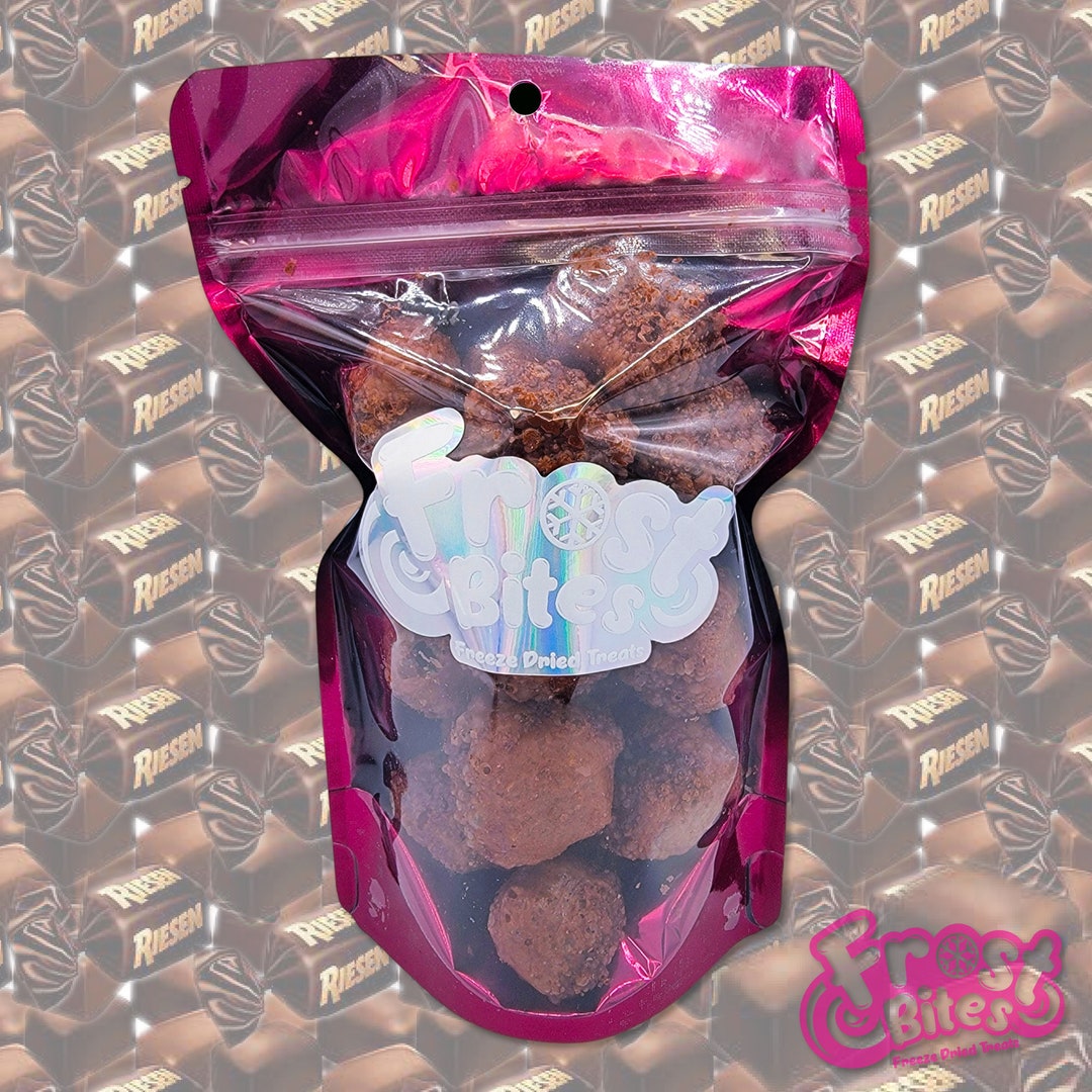 Freeze Dried German Dark Chocolate Caramel Puffs *made With Riesen ...