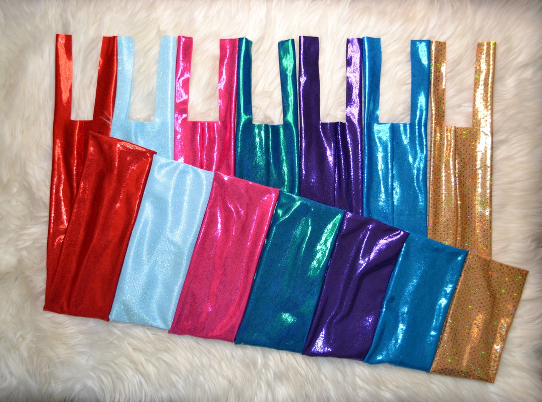 Sparkly Horse Tail Bags - Mini Tail Bags - Shiny Tail Bag - Two String ...