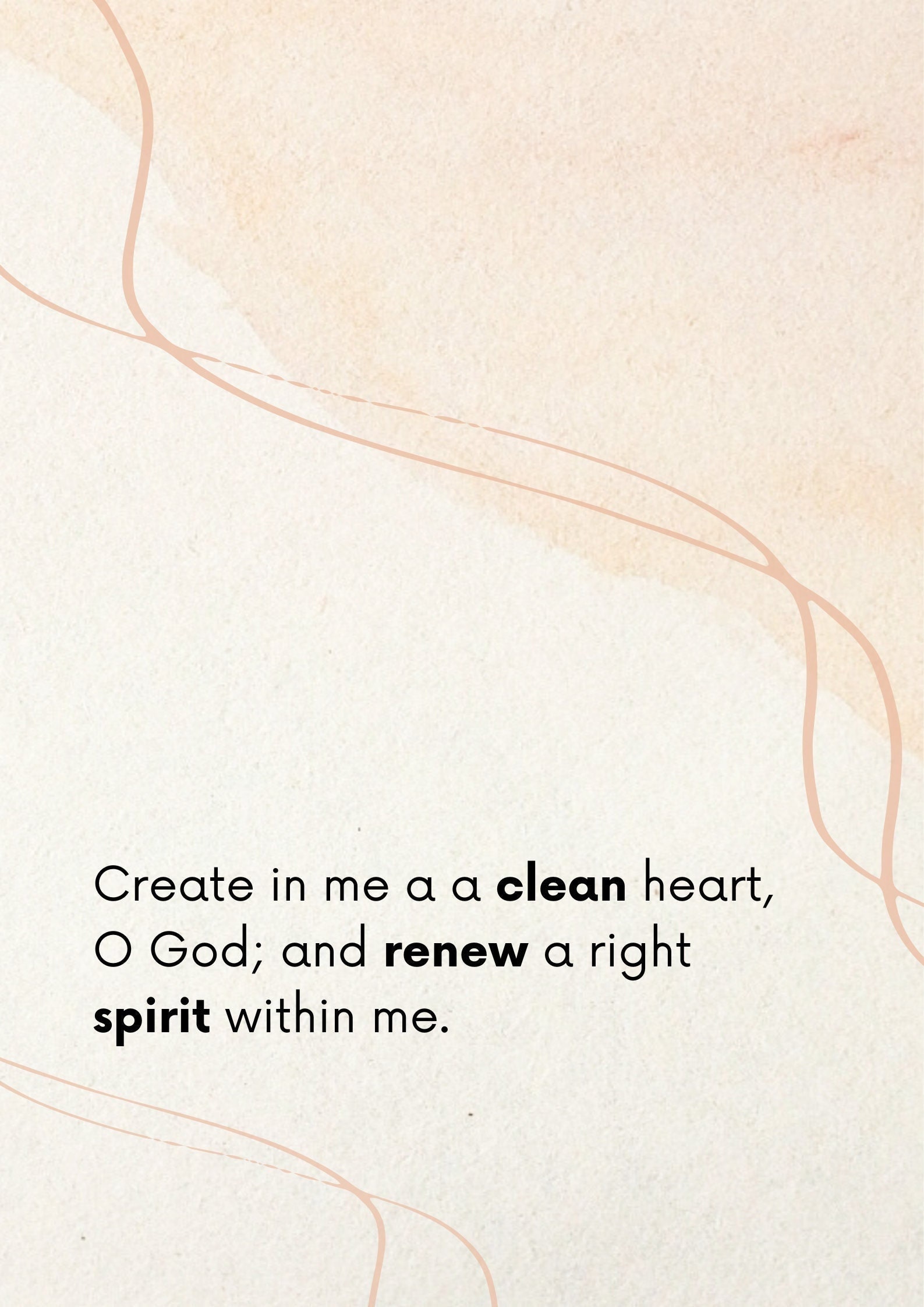Psalm 51:10 Verse Print - Etsy