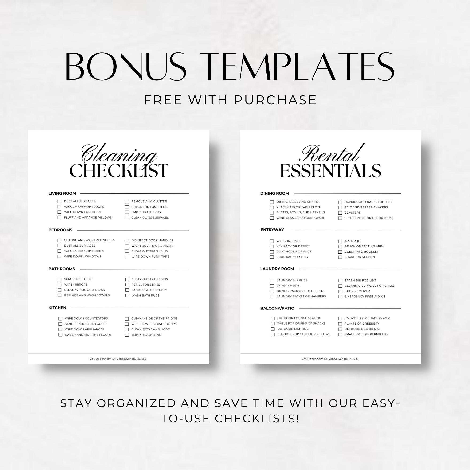 Airbnb Welcome Book Template Vacation Rental Welcome Book VRBO Guest ...