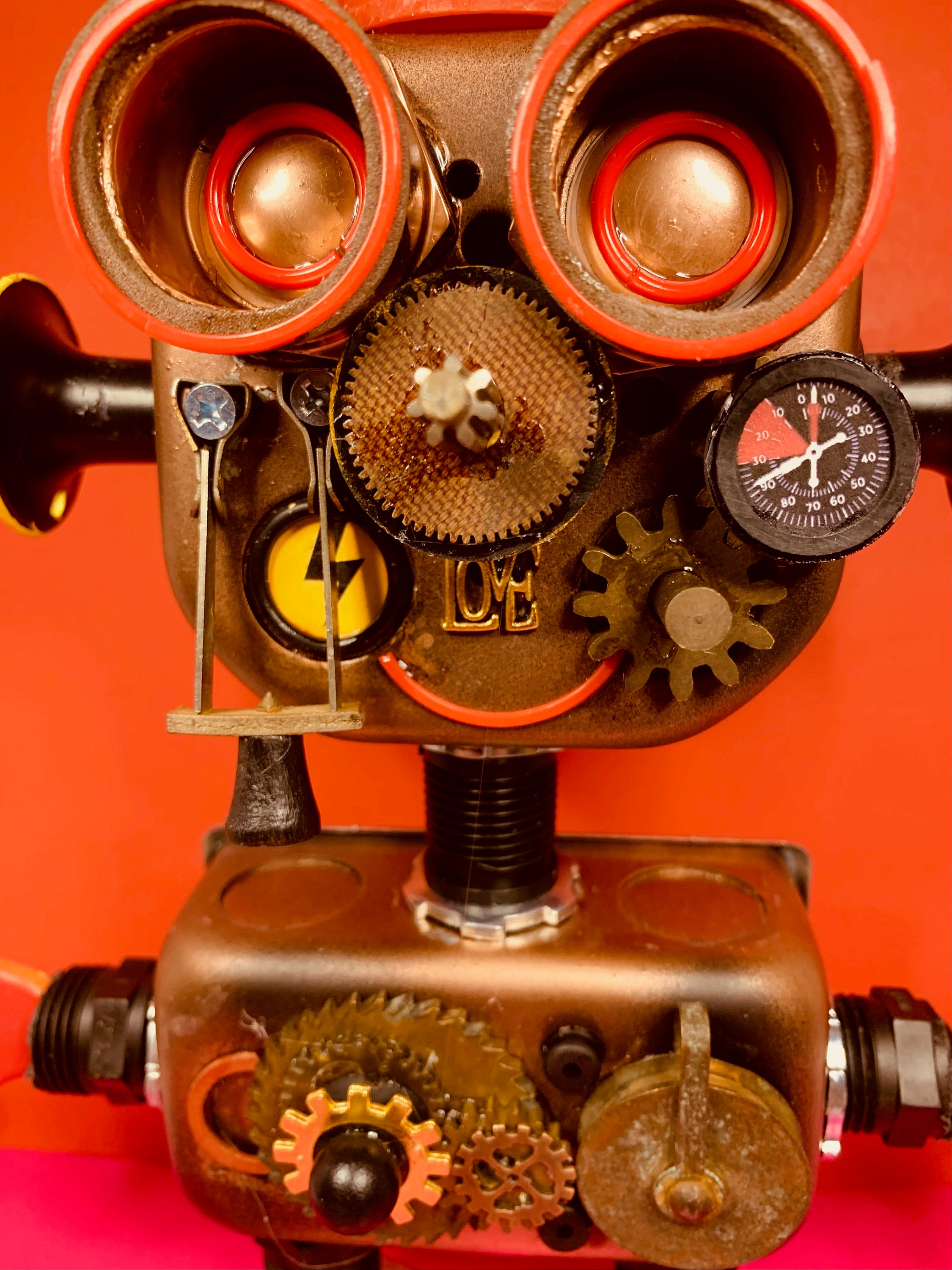 Teatro Assemblage Art Robot Made From Found Objects. - Etsy